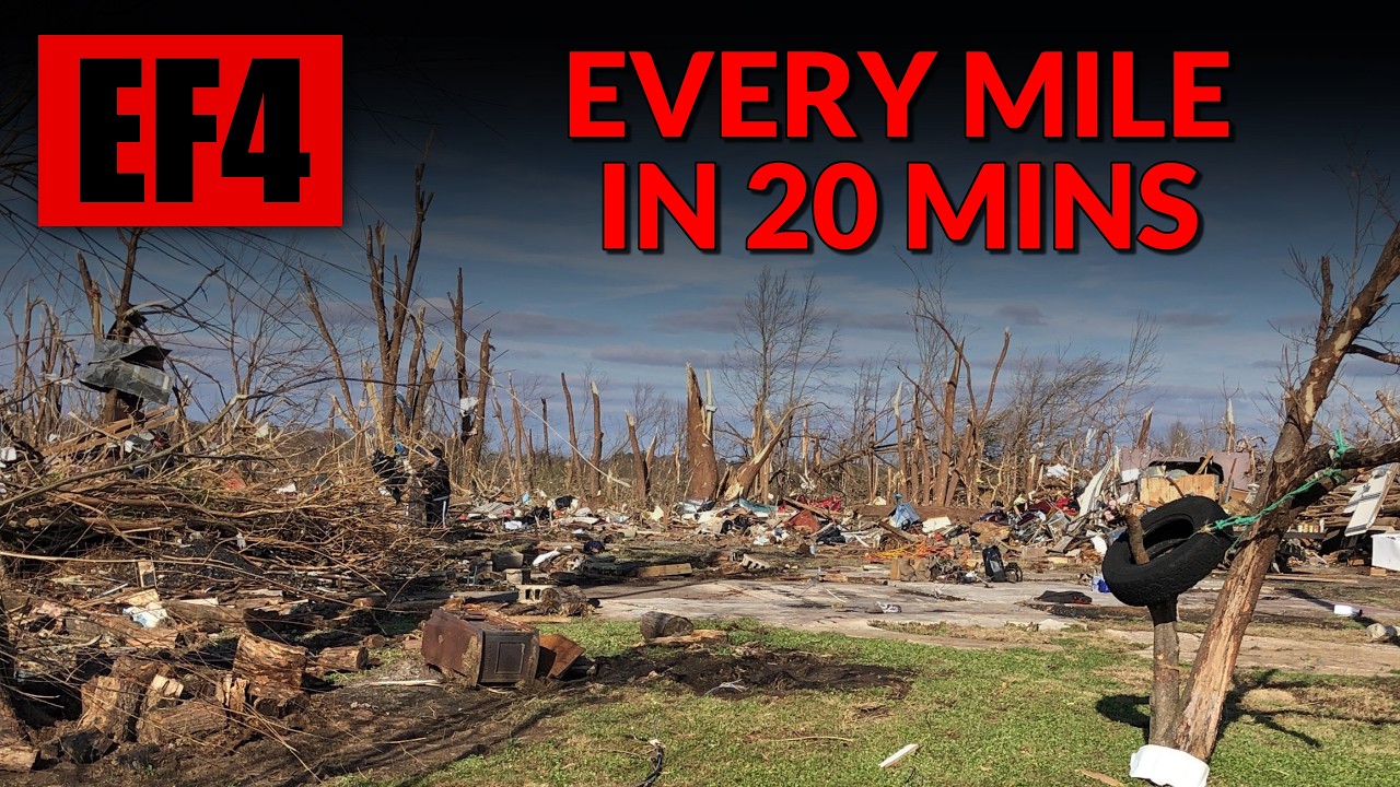 MAYFIELD Tornado Path (Long Version) - EF4 - December 10, 2021 - Quad ...
