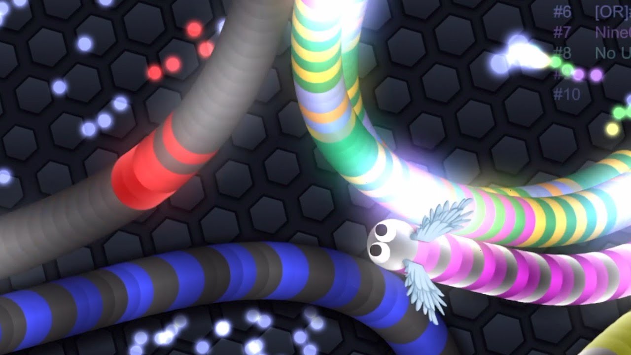 【slither io】iPad game play【スリザリオ】 - YouTube