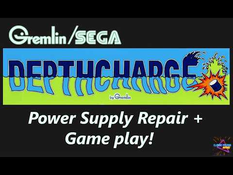 1977 Sega/Gremlin Depthcharge Power Supply Repair! 9-11-26
