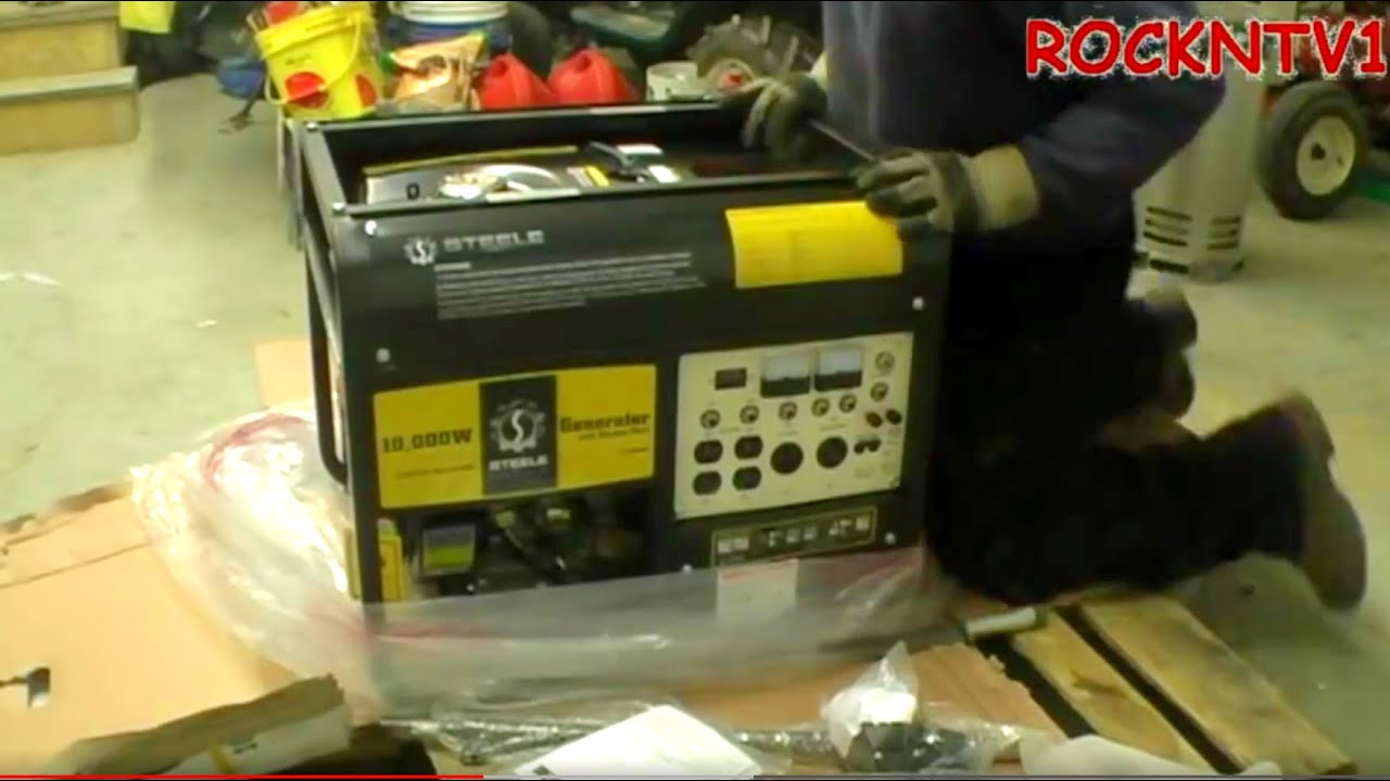 portable generator backup power 10000 Watt backup power Steele ...