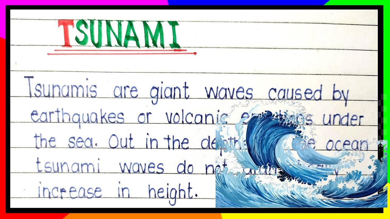 Definition of tsunami | What is tsunami | Short note on tsunami ...