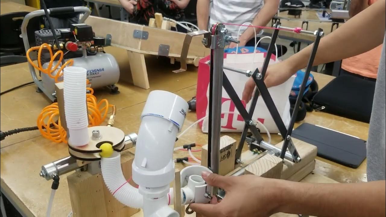 Pneumatic indexer with ball delivery system from our ENT115, Fluid Power, class. - YouTube