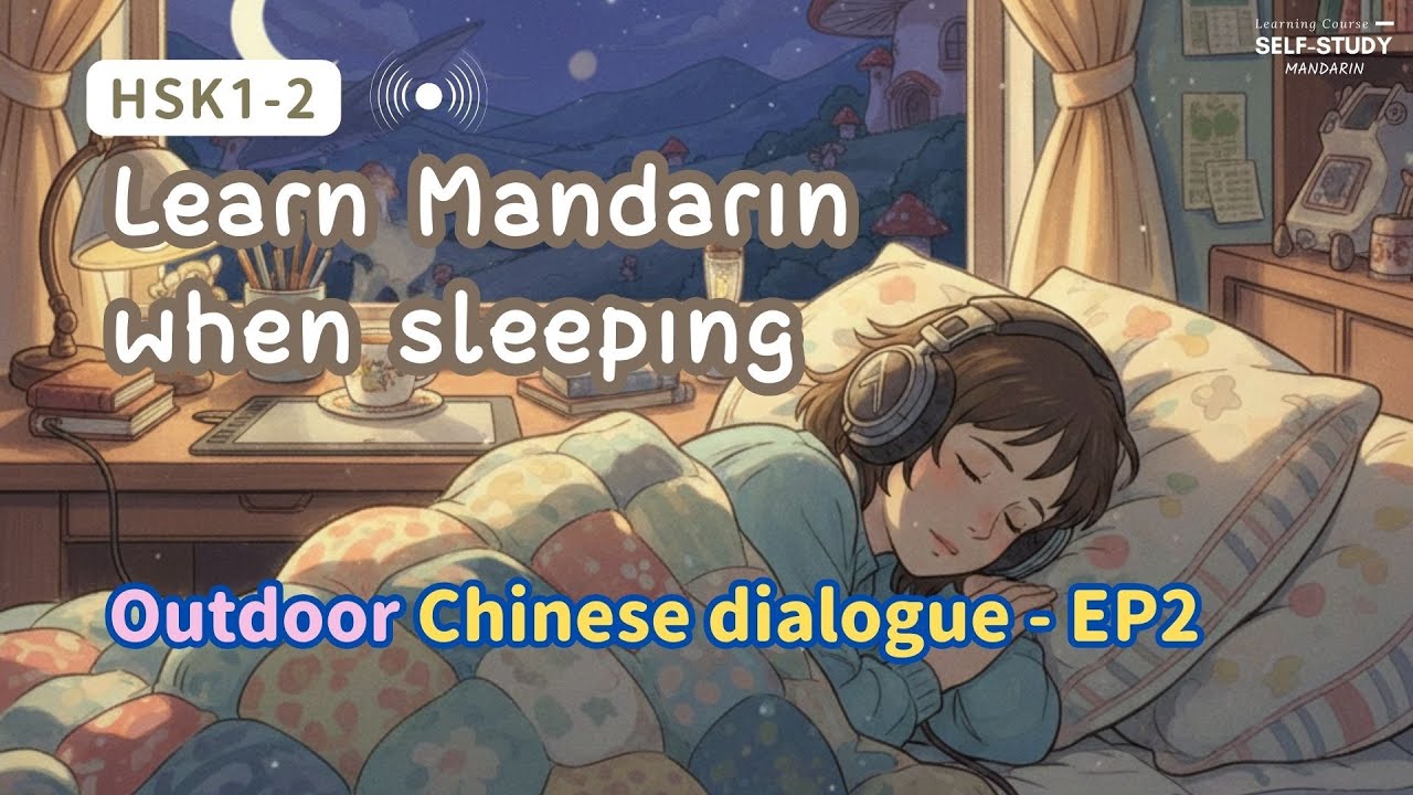 Learn Chinese While You Sleep for HSK1-2 | 2 Hours Chinese Listening ...