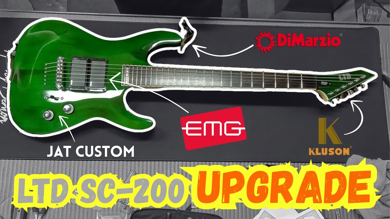ESP LTD SC-200 UPGRADE Stephen Carpenter Signature Guitar (Deftones ...