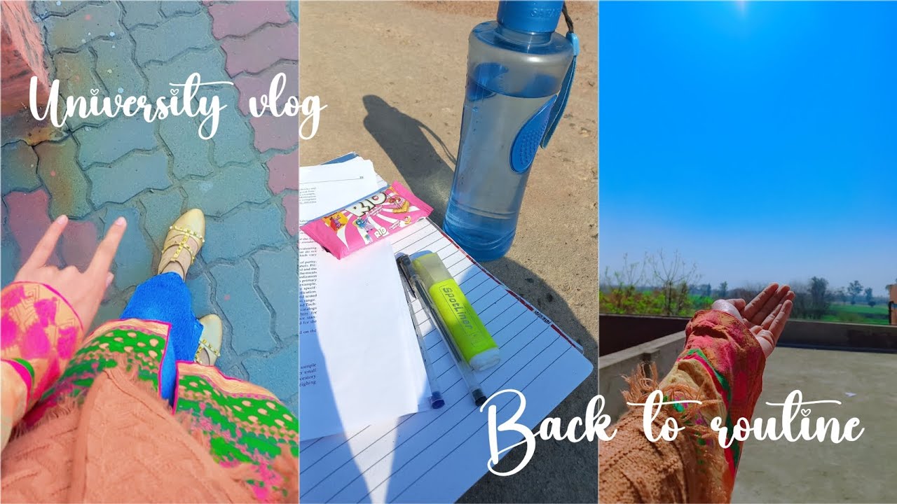 Student daily life vlog||University vlog||Unscripted Life - YouTube