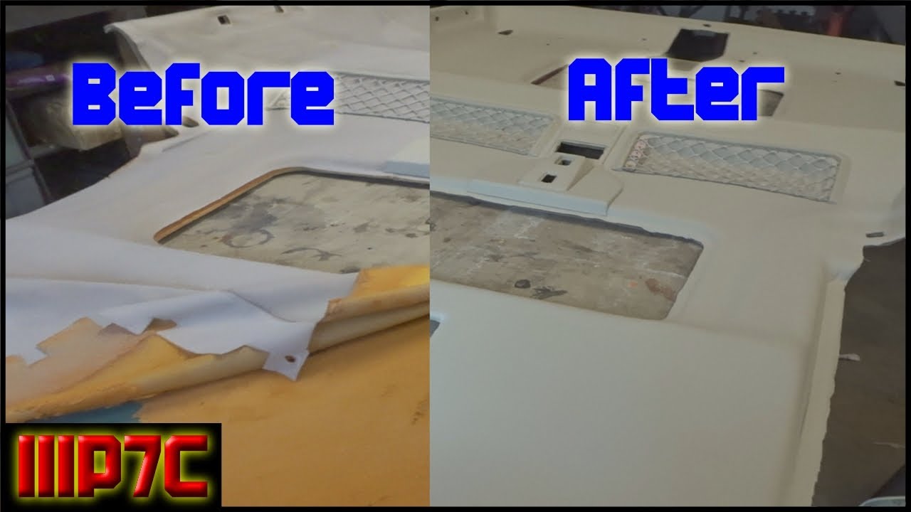 Land Rover Disco 2 Headliner replacement - YouTube