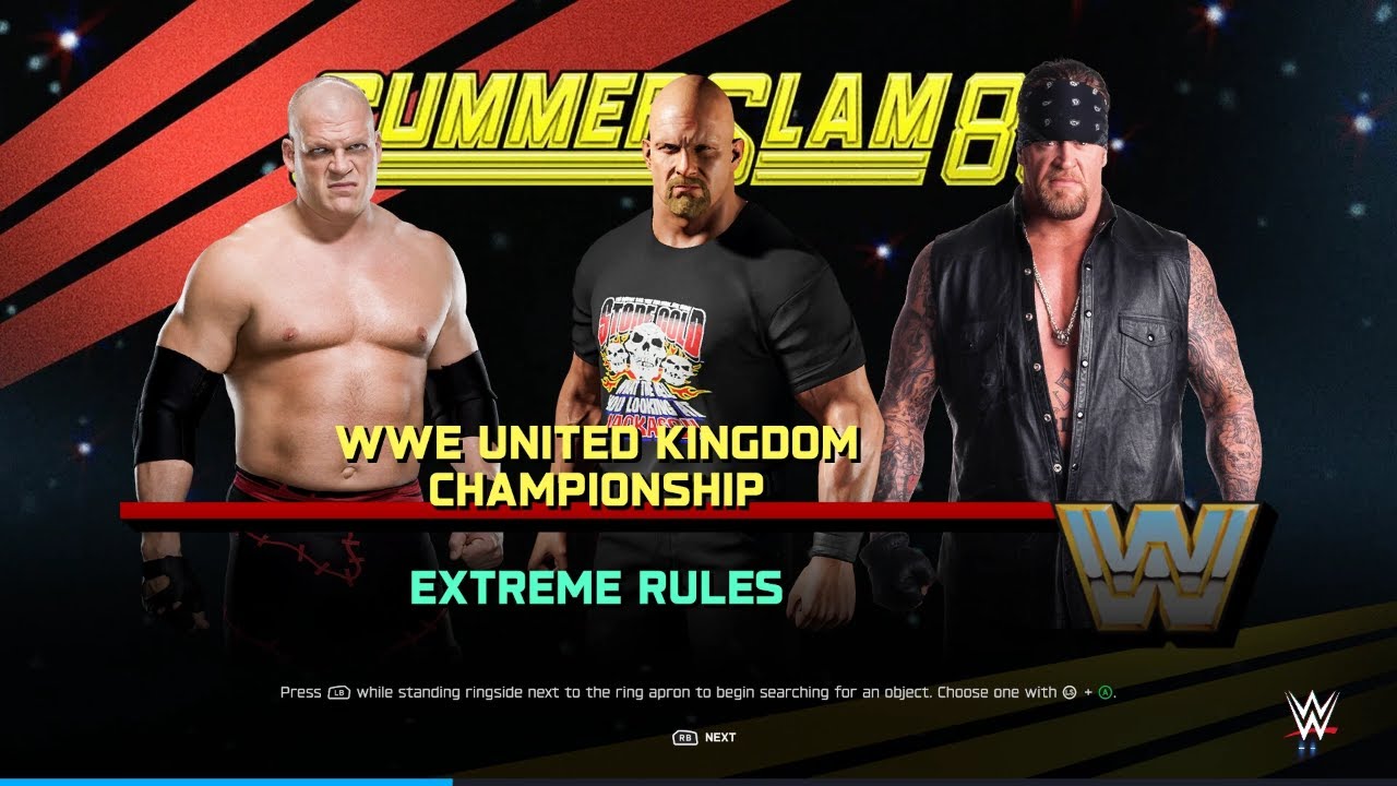 Stone Cold Vs The Undertaker Vs Kane #1 Contender Match 1/4/2025 @WWE ...
