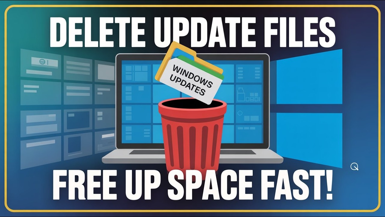 How To Delete Windows Update Files (PC/Laptop) - YouTube