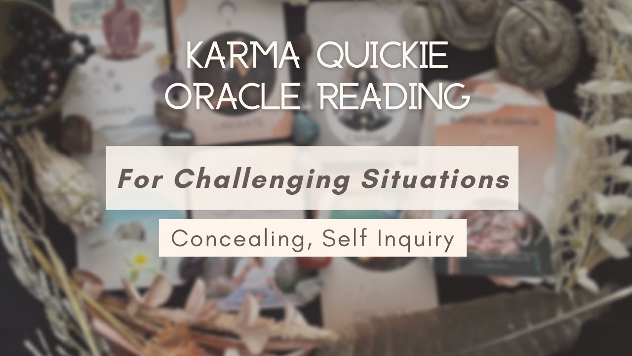 Oracle Reading For Challenging Situations -This Will Help You! - YouTube
