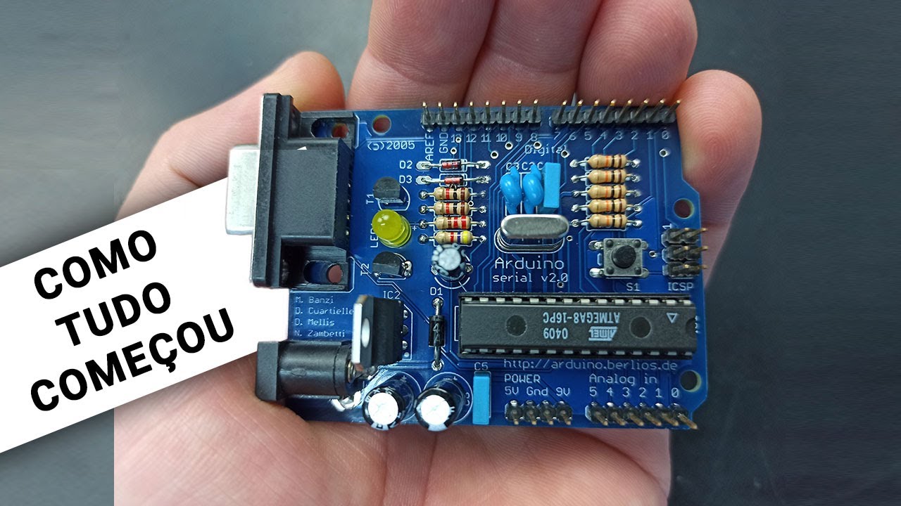 Como Começou o Arduino! - SORTEIO da Réplica do Arduino Serial - YouTube