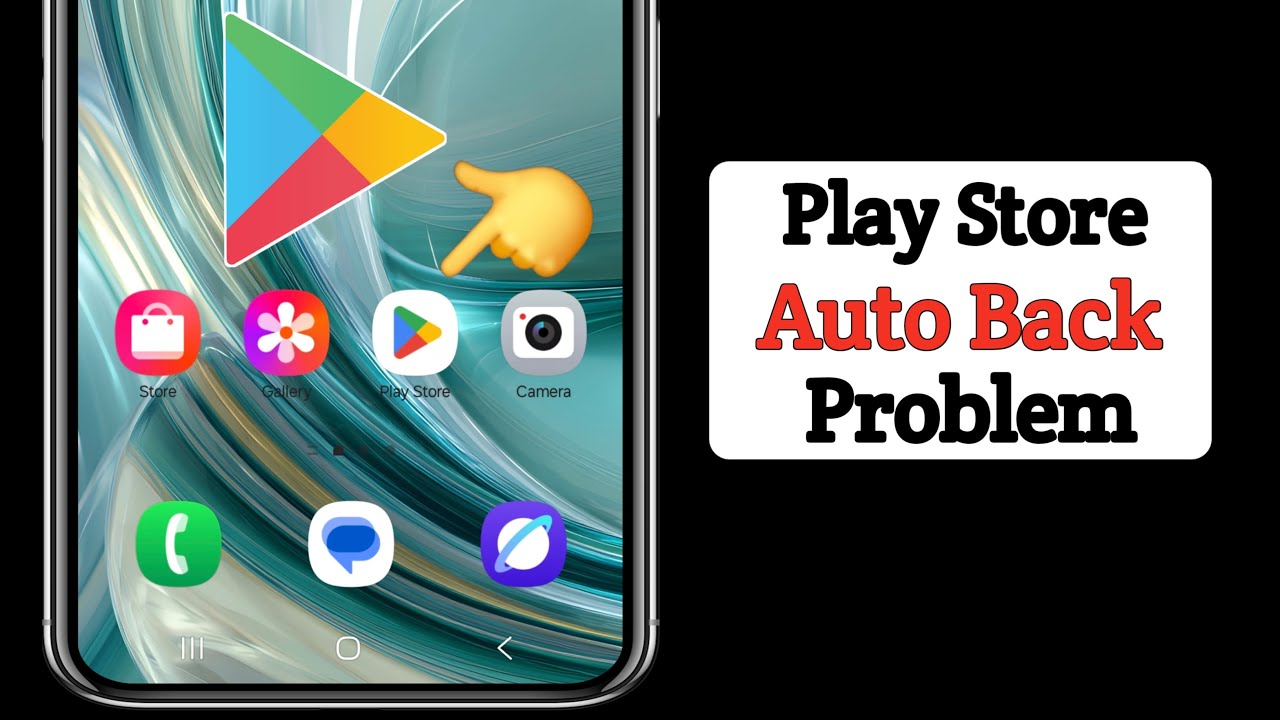 Fix Google Play Store Auto Back Problem | Play Store Auto Back Problem ...