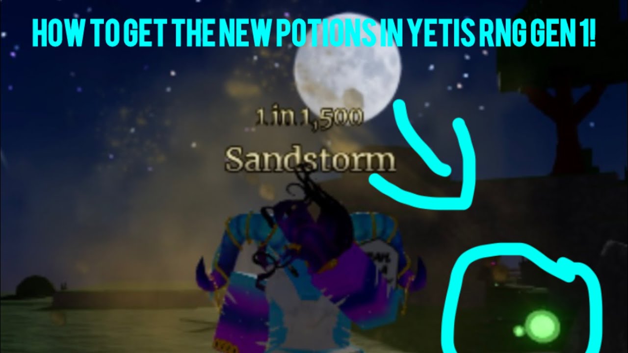 How to get the new potions in Yetis Rng GEN 1! - YouTube
