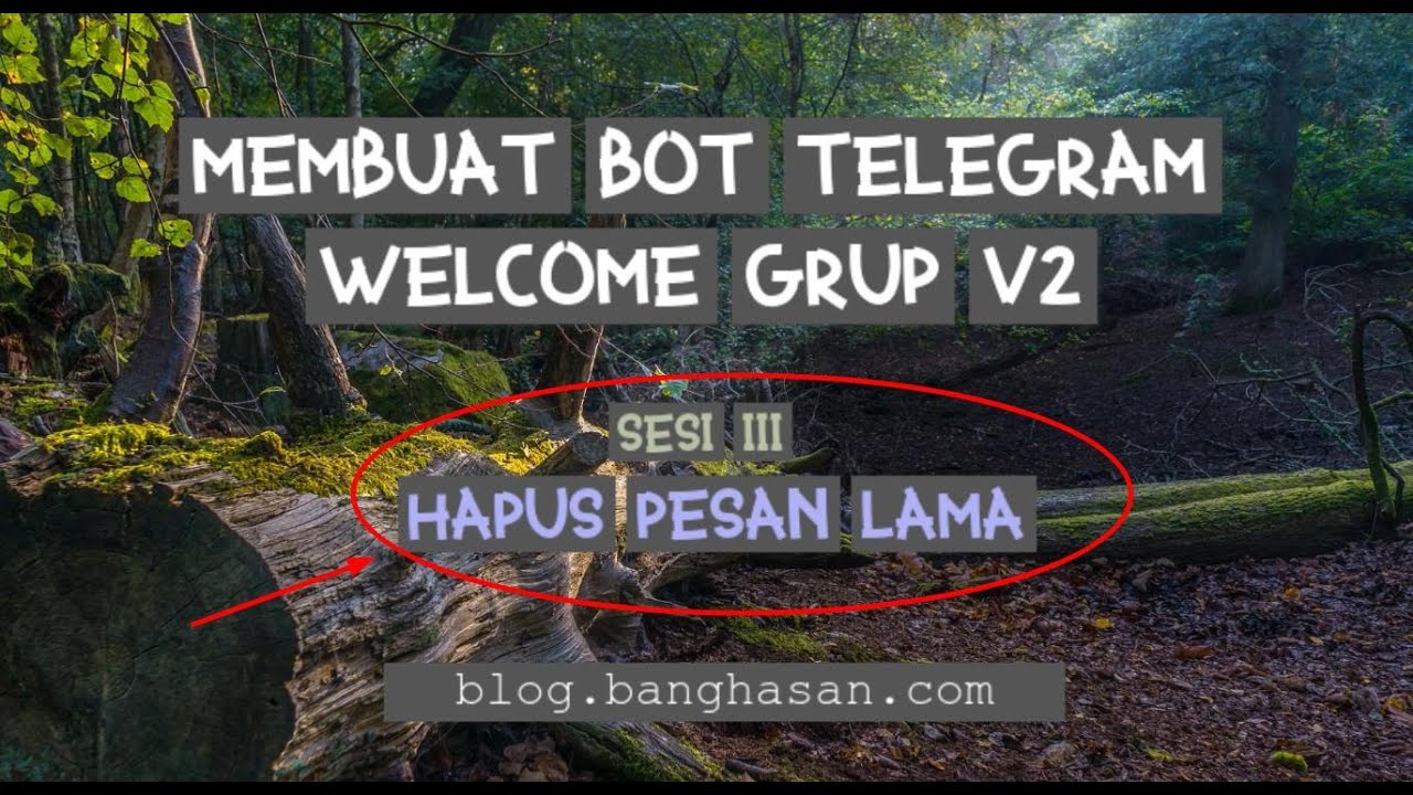 10 Telegram Welcome Bot Hapus Pesan Welcome Lama Biar Tidak Menumpuk - YouTube
