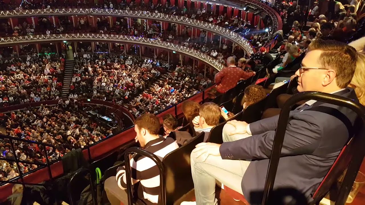 London Royal Albert Hall seat view Circle Q Row 5 Seat 29 - YouTube