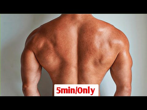 Big Back In 5 Minuts | Get wider Back At Home | (5min/only) - YouTube
