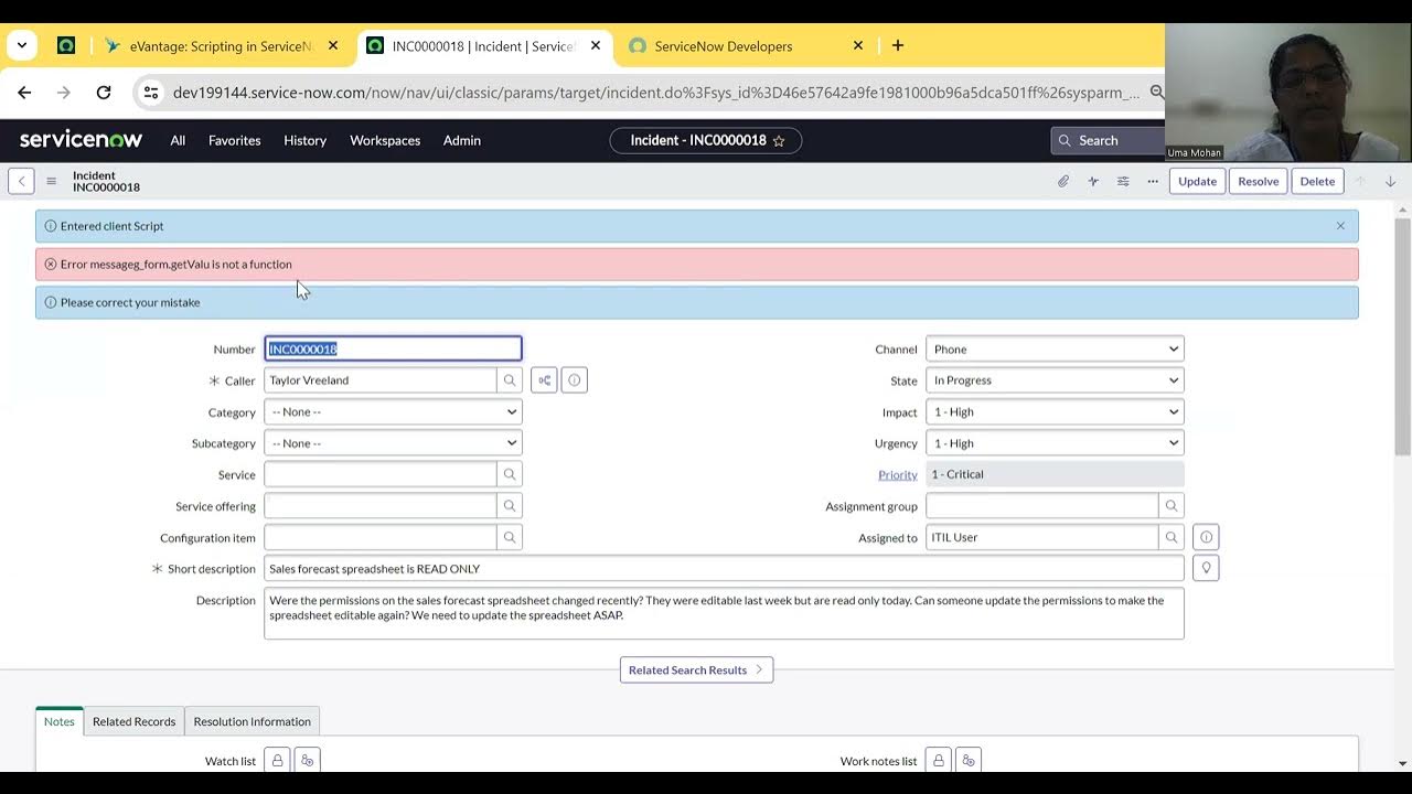 Client Scripting in Service Now Platform - YouTube