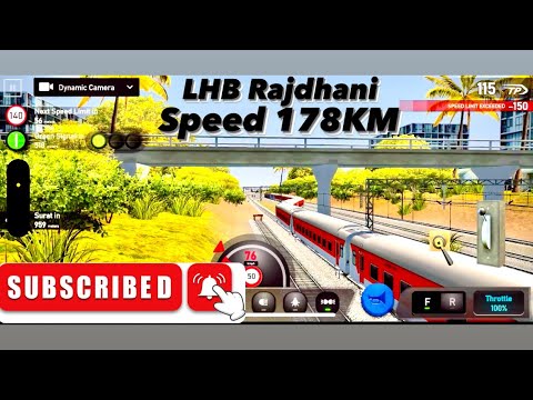 LHB Rajdhani Express Journey | Speed 178KM | Mumbai To Vadodara #@Gamernitinofficials #gaming ...