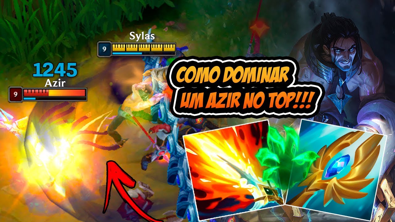 COMO DOMINAR UM AZIR TOP DE SYLAS! Sylas vs Azir TOP - Patch 14.15 ...