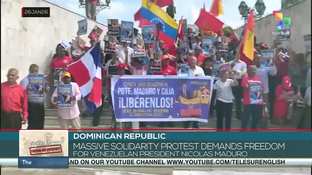 Dominican Republic, massive solidarity protest demands freedom for ...