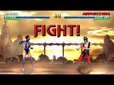 Not too bad for 10,000 Years Old.. Kitana in Mortal Kombat | 100% Difficulty