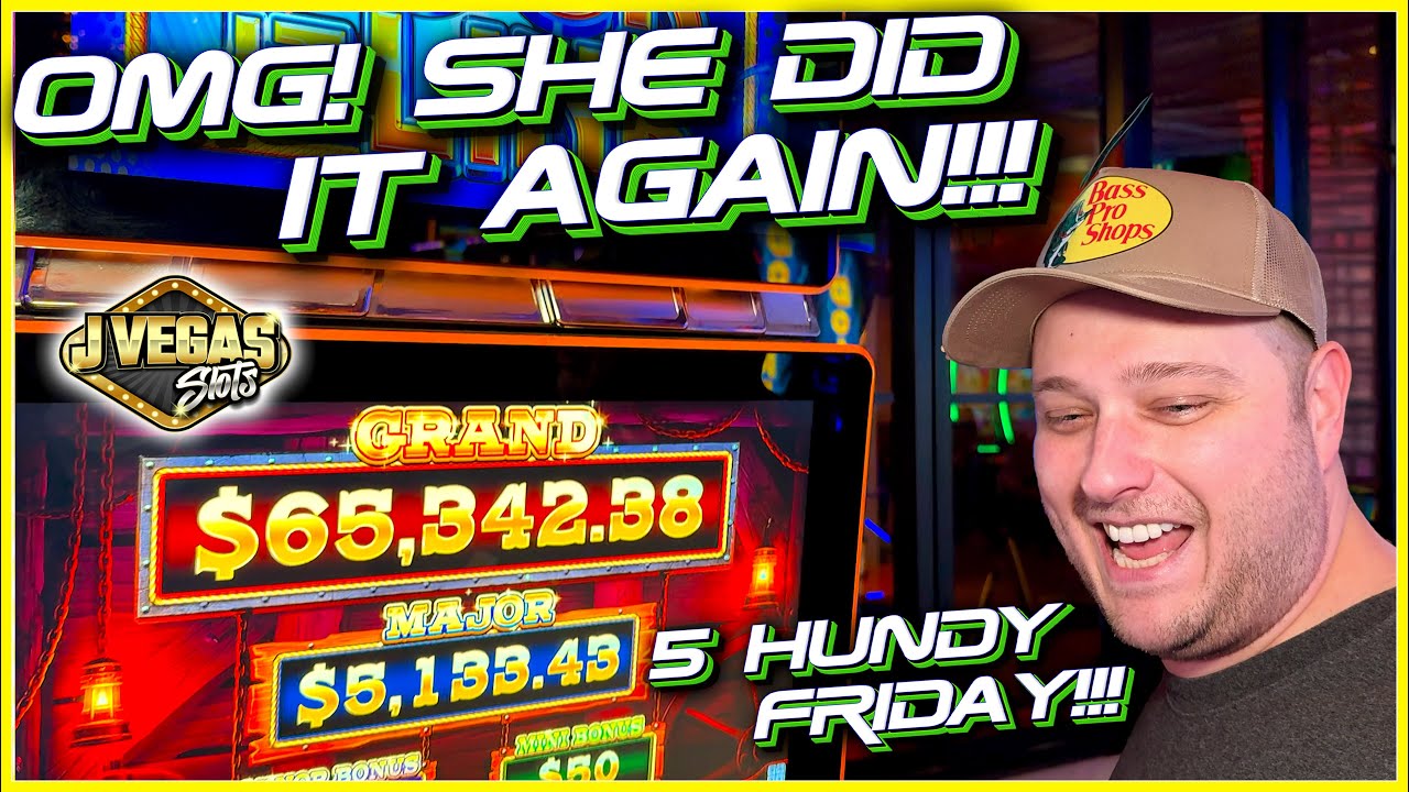 OMG! My Girlfriend Picked The Slots And She Did It Again!!! Five Hundy ...
