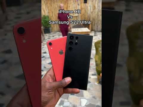 Samsung S22 Ultra vs iPhone XR 4K Video Recording - Camera Comparison