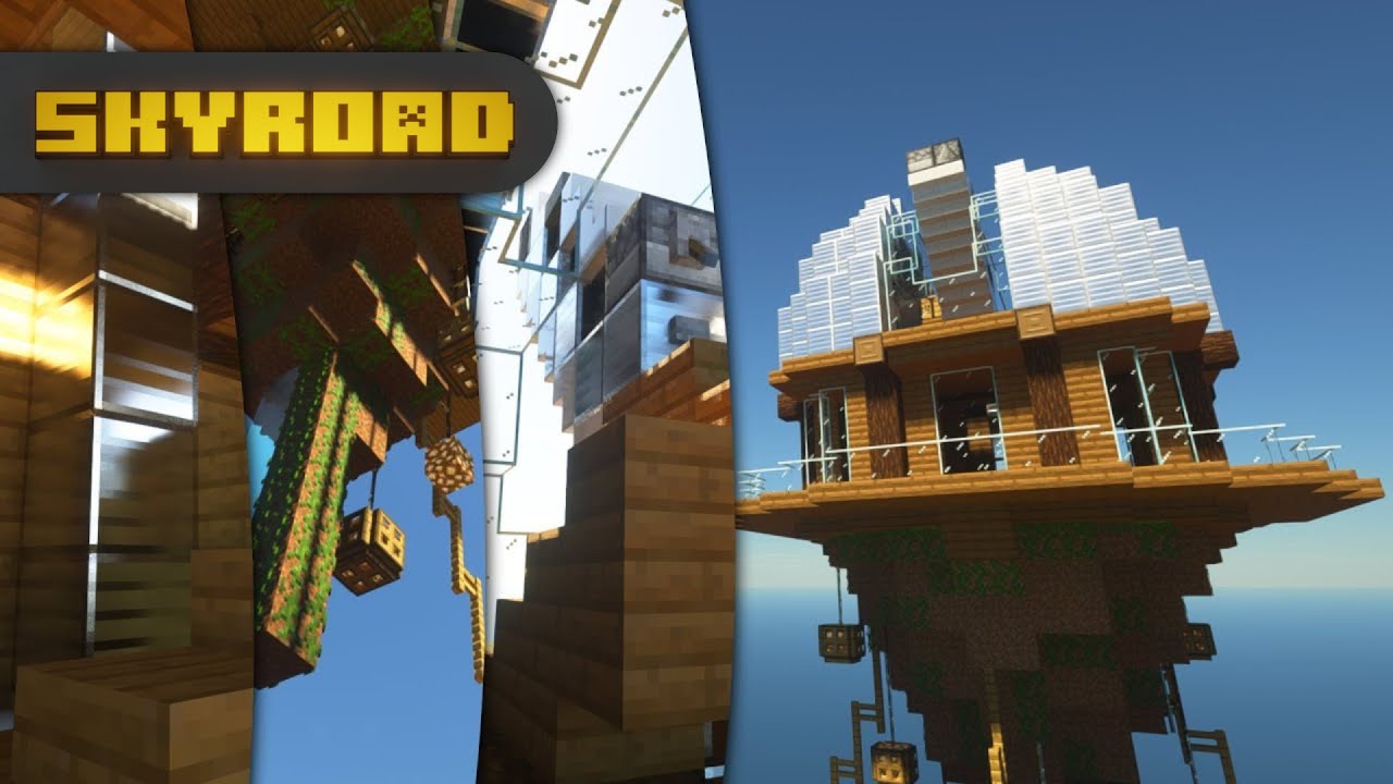 A flying Observatory in Minecraft - Let's Build It! | Timelapse - YouTube