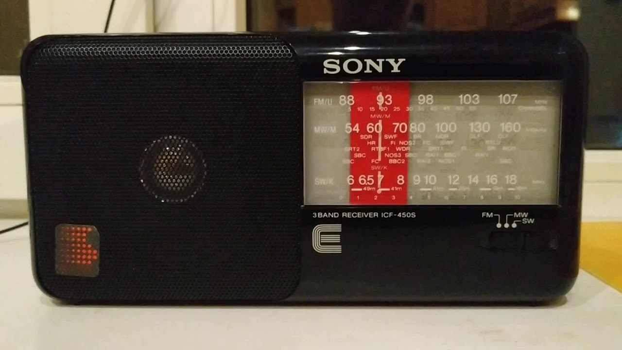 Sony icf-450s. 630 kHz.( 1 ) 22:20UTC/01:20MCK - YouTube