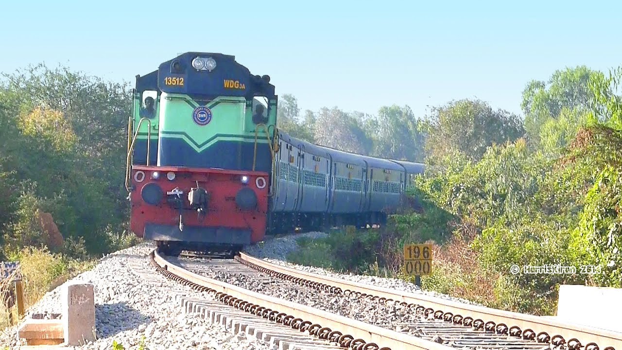 ALCo Power Nagercoil Express Indian Railways : 17236 Seshadri Express ...