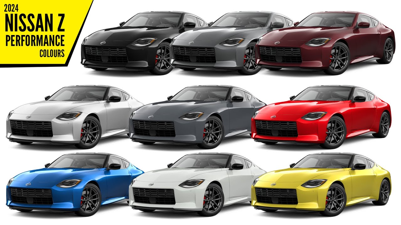2024 Nissan Z Performance - All Color Options - Images | AUTOBICS - YouTube