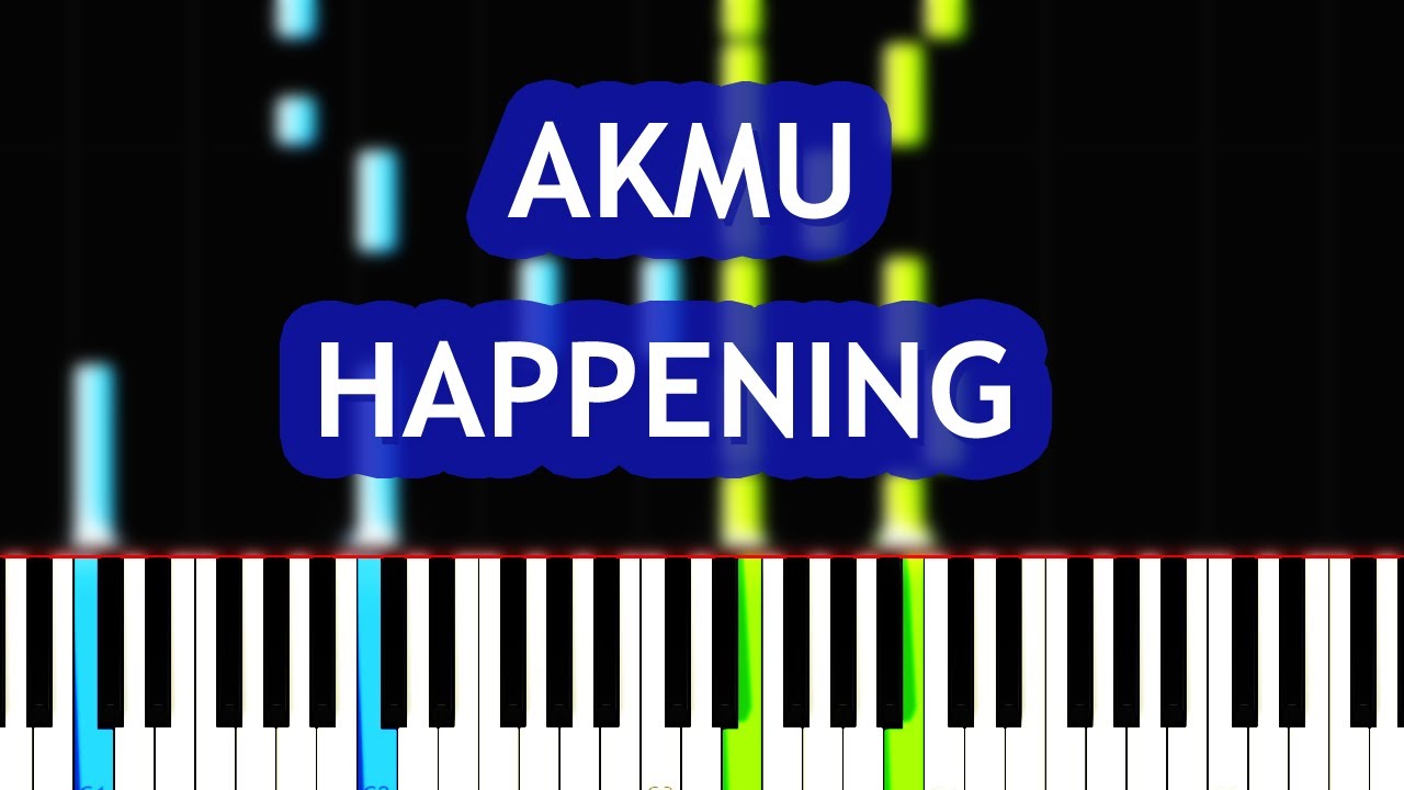 AKMU - HAPPENING Piano Tutorial - YouTube