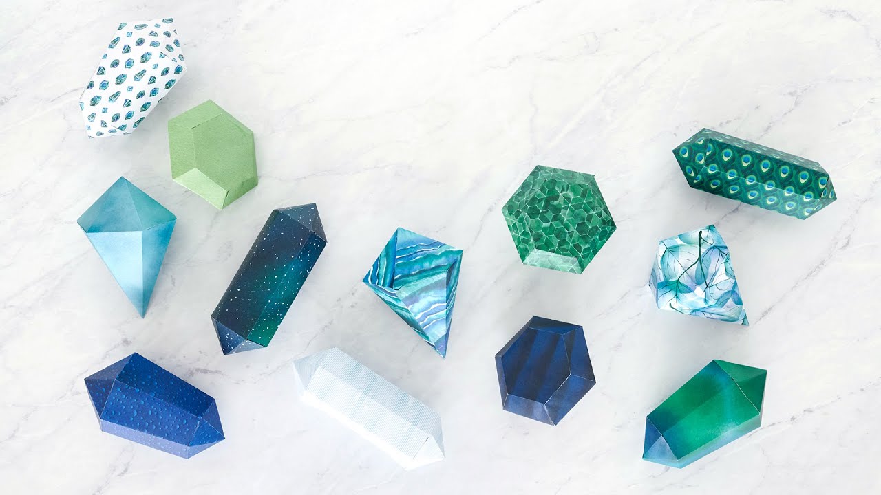Emerald Gemstone Paper Pack by Creative Memories - YouTube