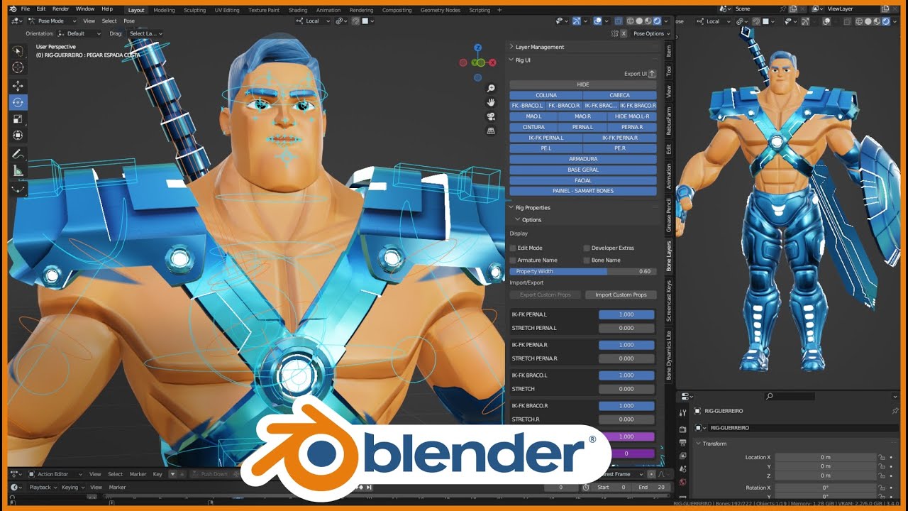 BLENDER 3.4 - CHARACTER ANIMATION 3D 2.0 - YouTube