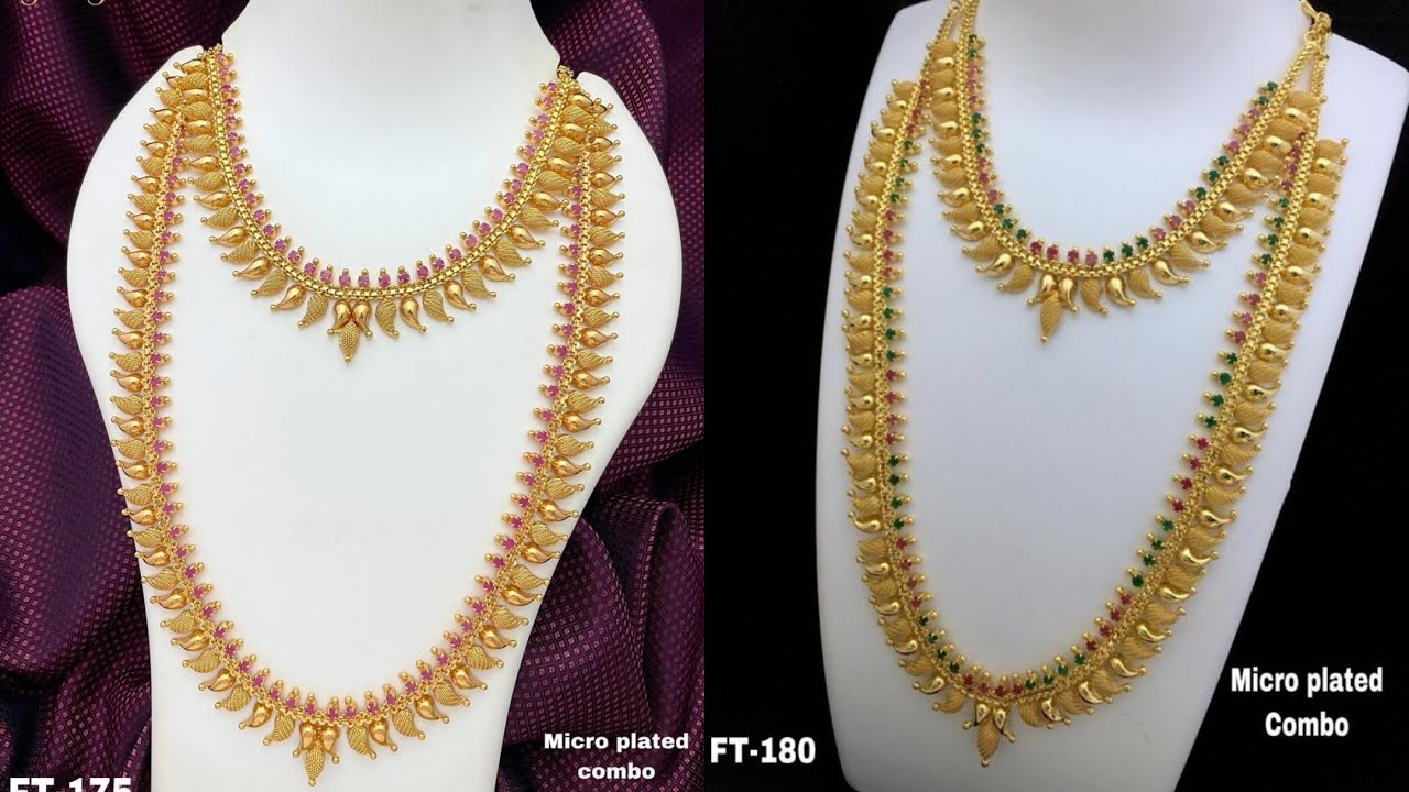 Microplated GRT Model Combo Jewellery #grt #microplatedjewellery # ...