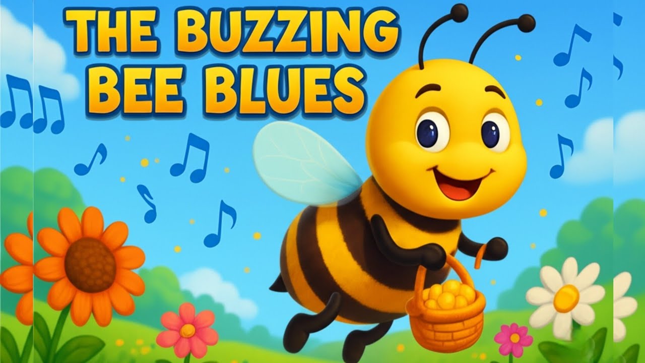 "The Buzzing Bee Blues Song for Kids | Fun Educational Children's Music ...