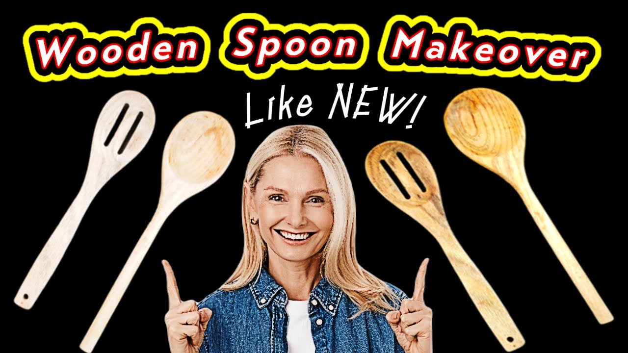 Kiss Dry Spoons Goodbye! EASY Way To Renew Your Wooden Utensils - YouTube