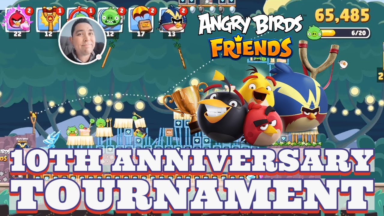 Angry Birds Friends 10th Anniversary Tournament Gameplay - YouTube