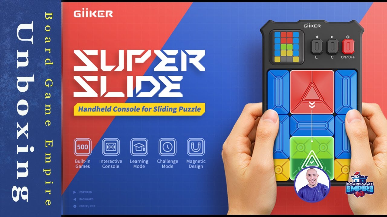 Super Slide Brain Games Unboxing - Giiker - YouTube
