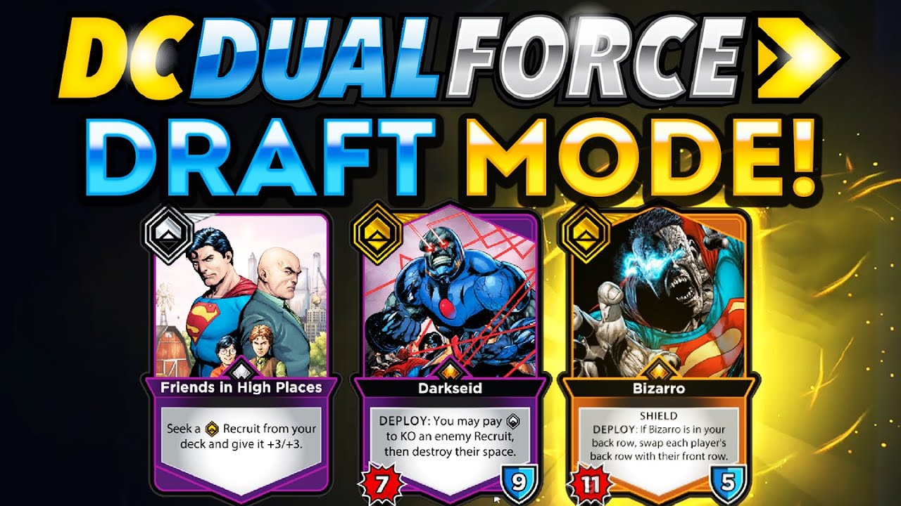 Draft Mode Is Coming To DC Dual Force! - YouTube