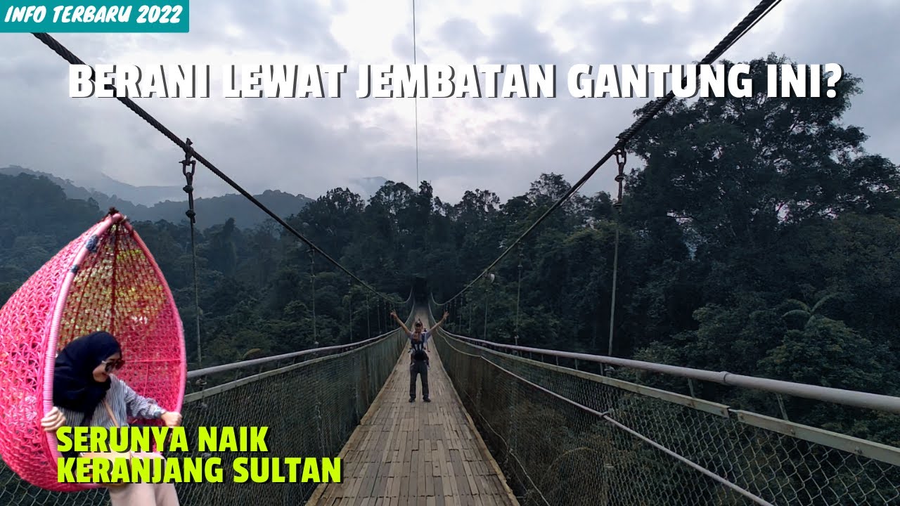 TREKKING TIPIS2 KE SITU GUNUNG SUSPENSION BRIDGE SUKABUMI, CURUG SAWER ...