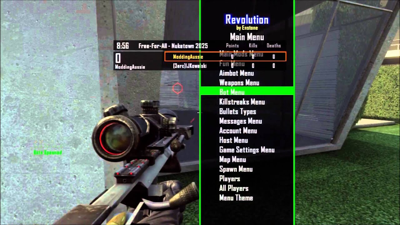 [BO2/1.19]Revolution V1 GSC Mod Menu by: Enstone - YouTube