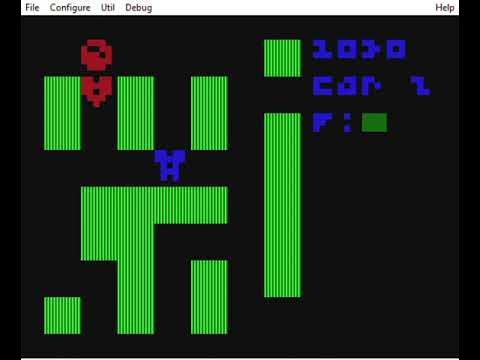Rally-X Programmed in 8-bit BASIC - YouTube
