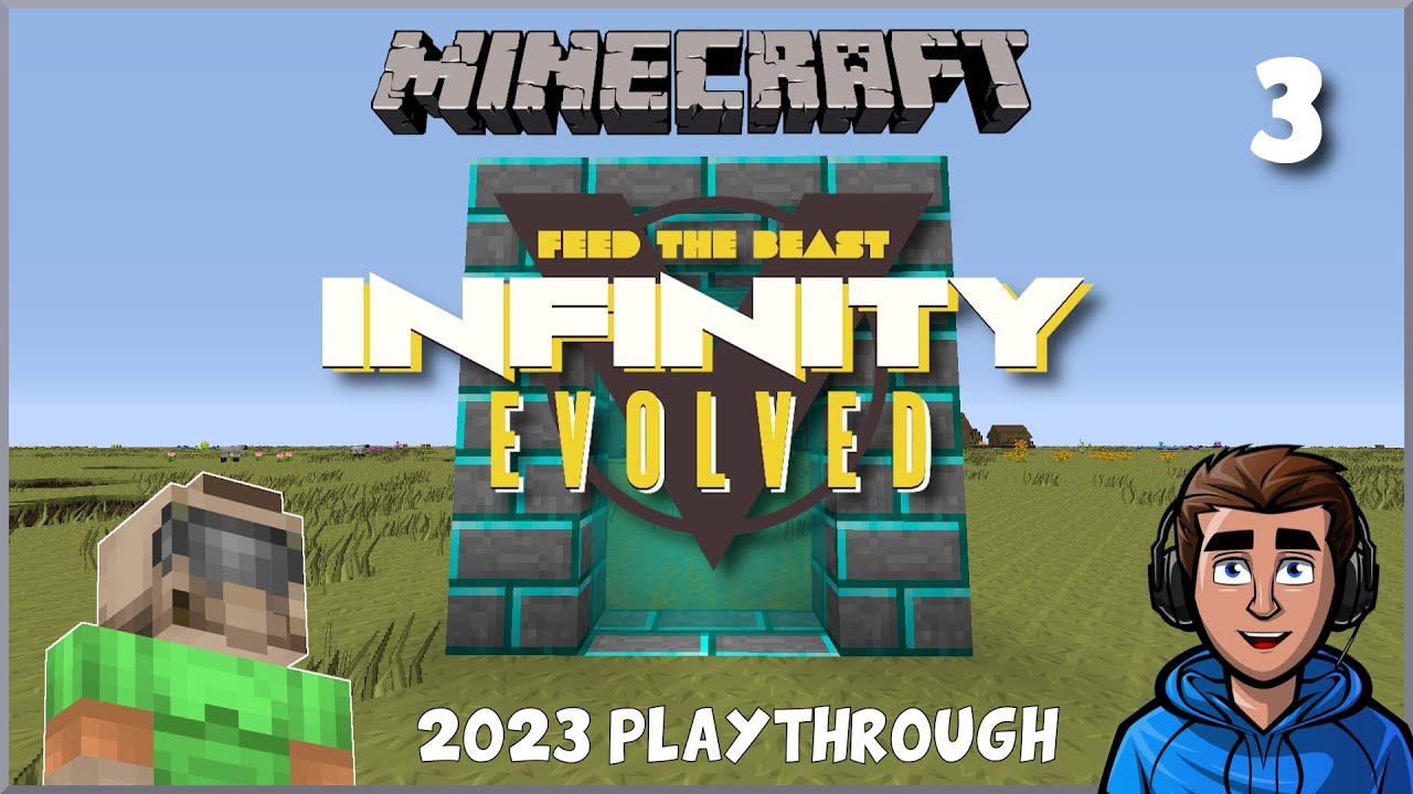 Minecraft FTB Infinity Evolved - Cobblegen & Mining Dimension! - #3 (2023, 1.7.10) - YouTube