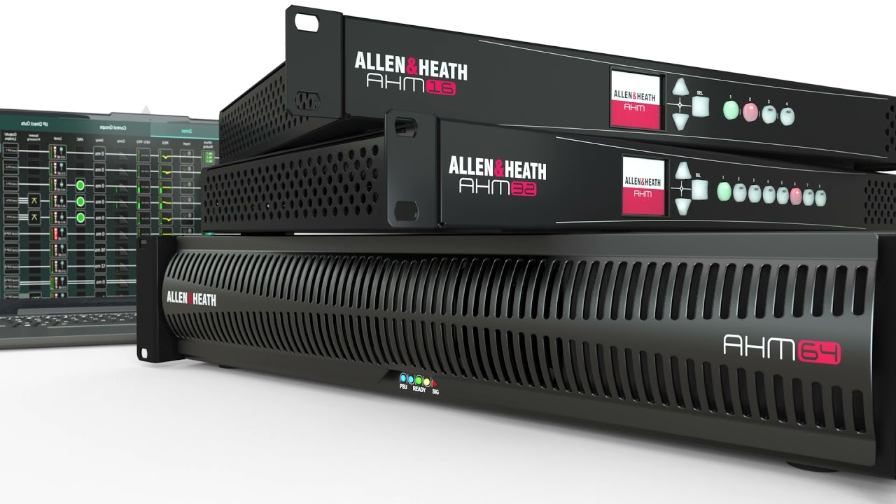 Allen & Heath Serie AHM: Procesadores matriciales de audio para ...