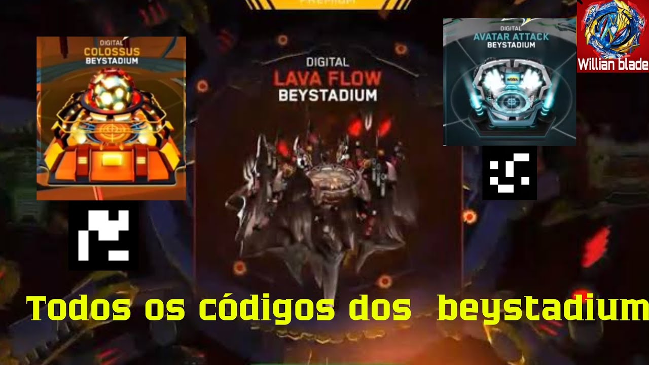 Todos os códigos qr das arenas /beystadium - BEYBLADE BURST APP - YouTube