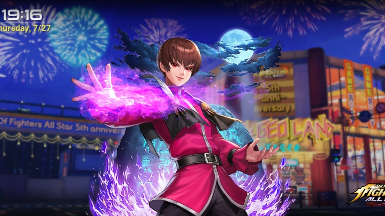 Orochi Chris XV Setting Up in The King Of Fighter Allstar - KOFAS New EX Fighter Vol. 13 - YouTube