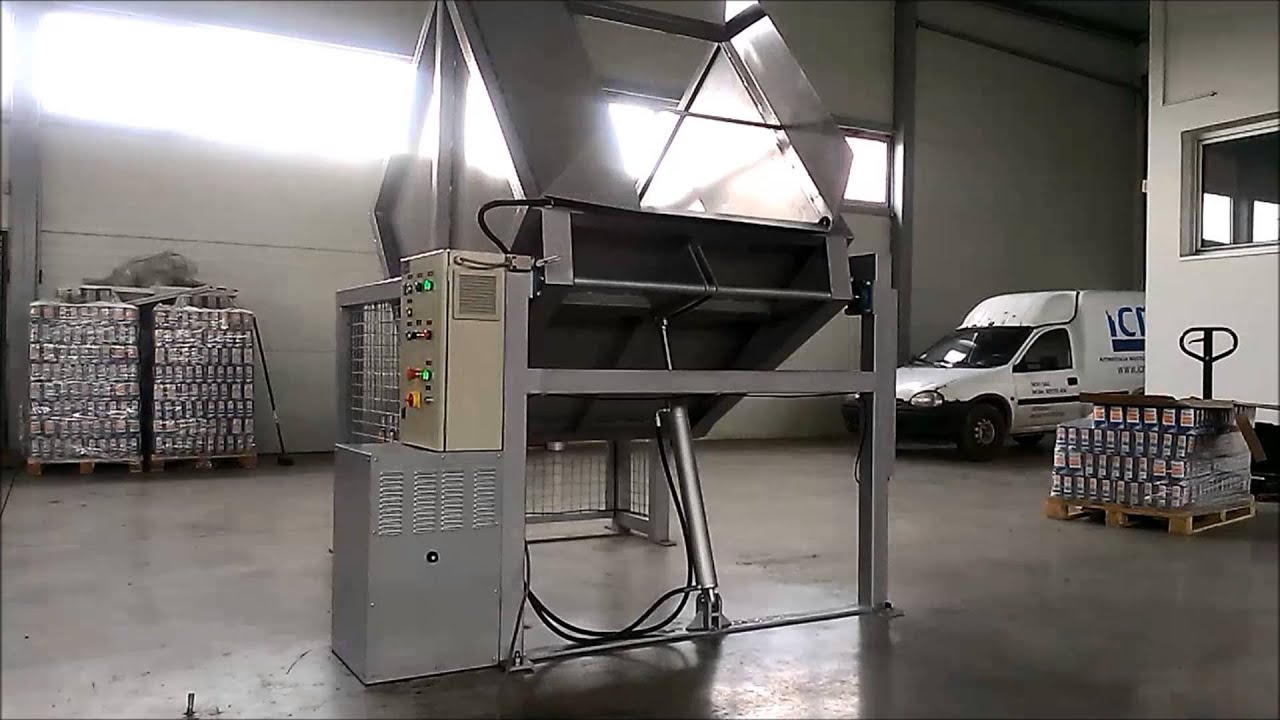 PET Bottle Pre-form Dispenser with door for side loading - YouTube