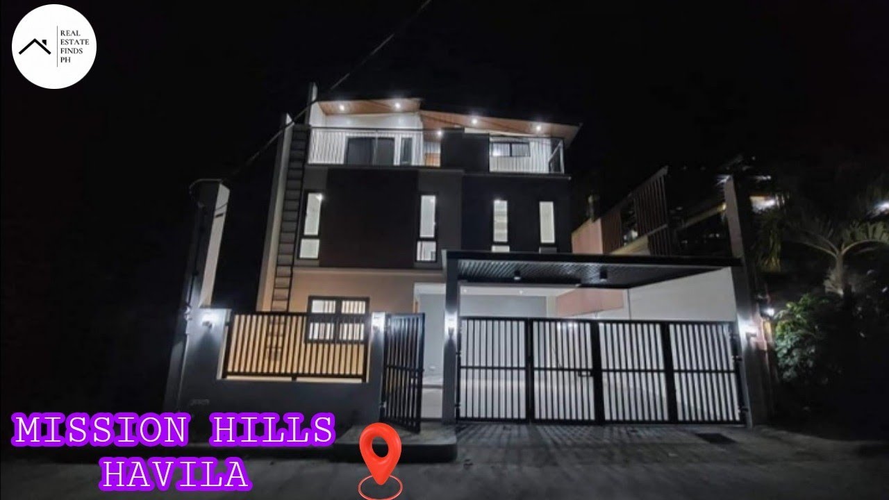 3 STOREY MODERN DESIGN PROPERTY IN MISSION HILLS HAVILA ANTIPOLO - YouTube