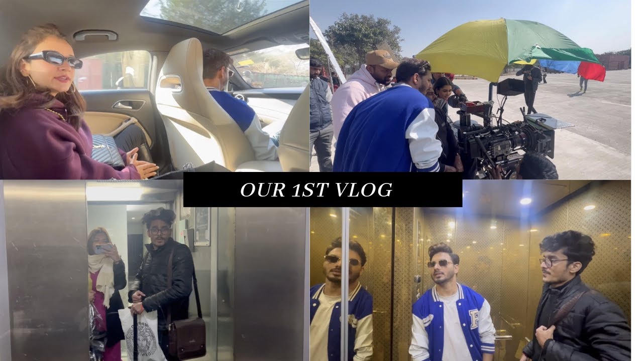 Our 1st Vlog from the Set of Jawed Ali Music video - YouTube