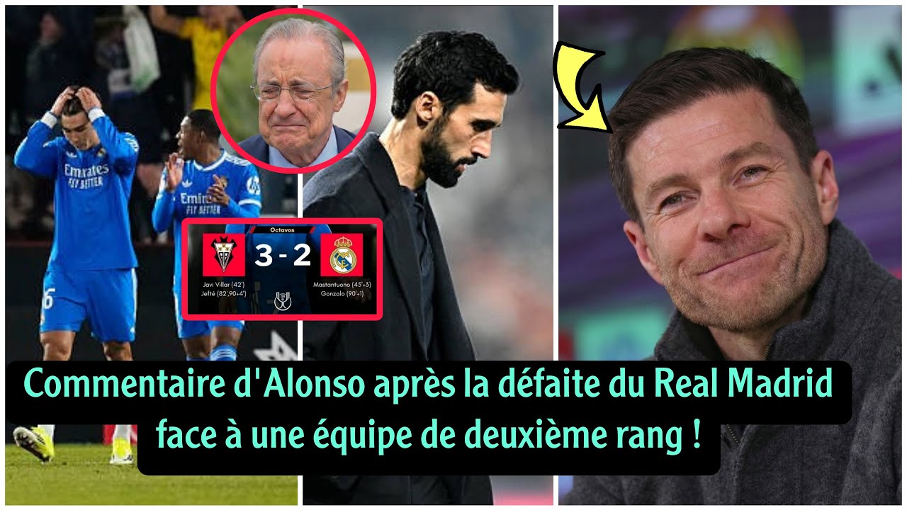 Qu'a déclaré Alonso après la défaite du Real Madrid face à Albacete ...